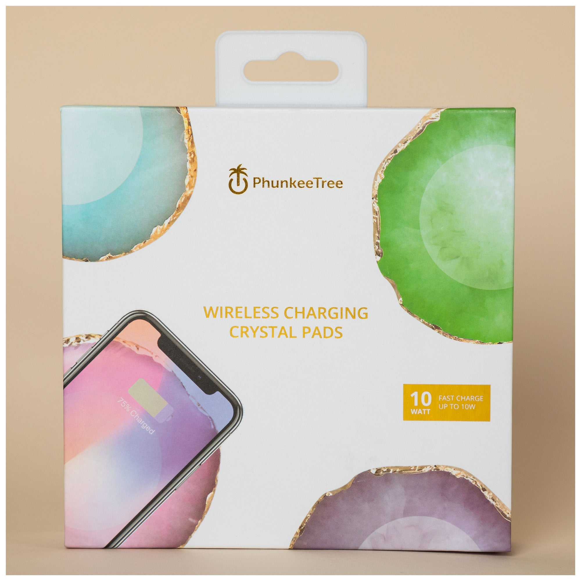 Wireless Charging Agate Crystal Pad – B World Mart