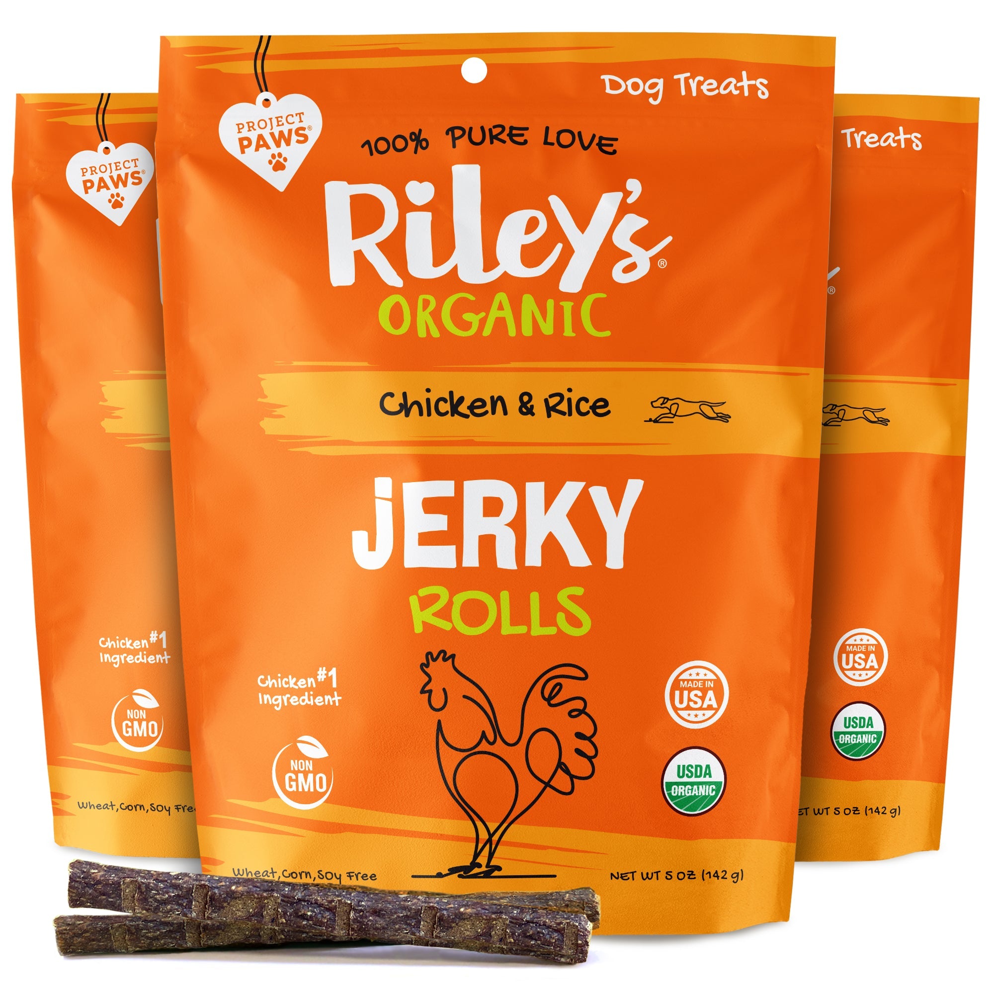 Organic Chicken & Rice Jerky Rolls – B World Mart
