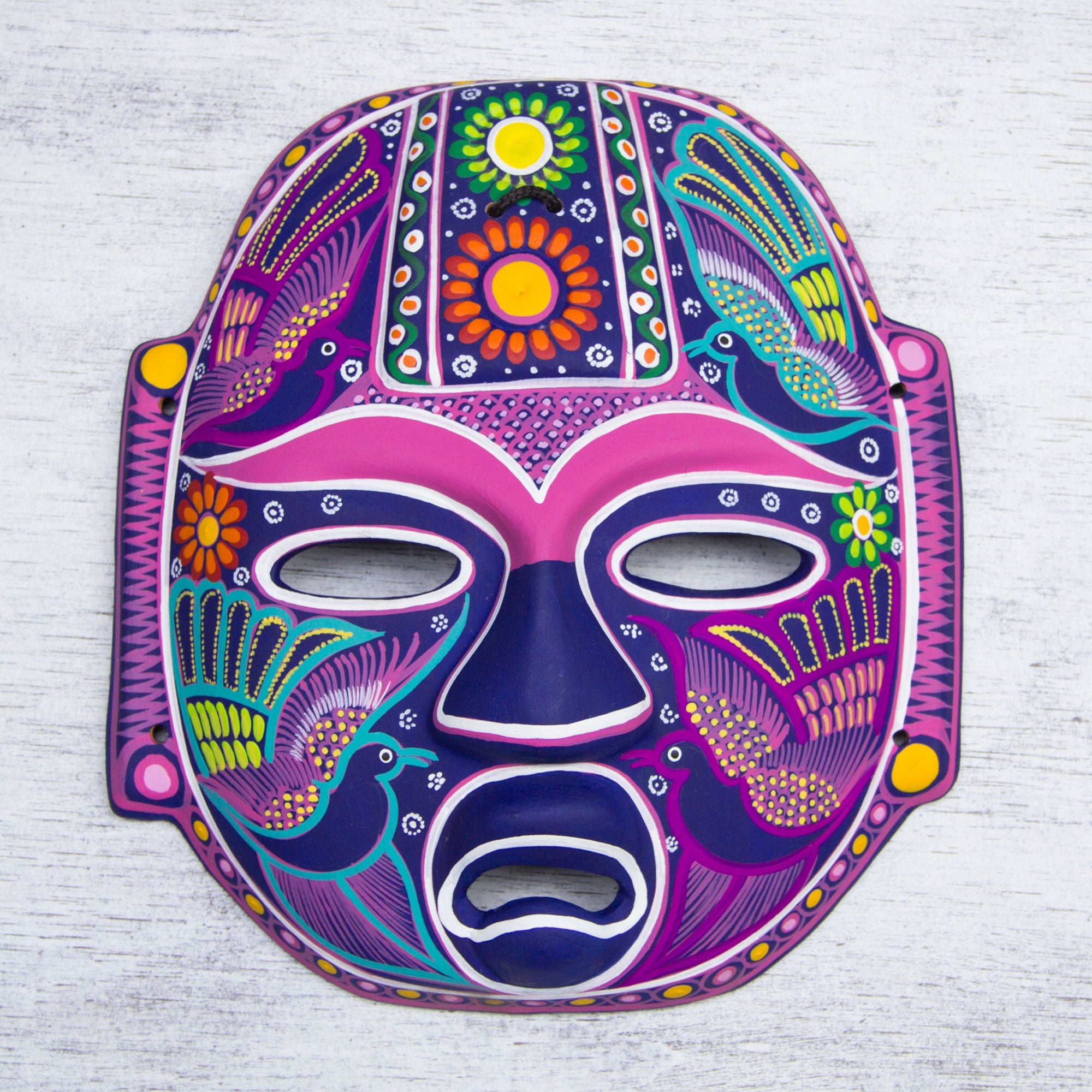 Carnival Olmeca Animal Themed Ceramic Mask – B World Mart